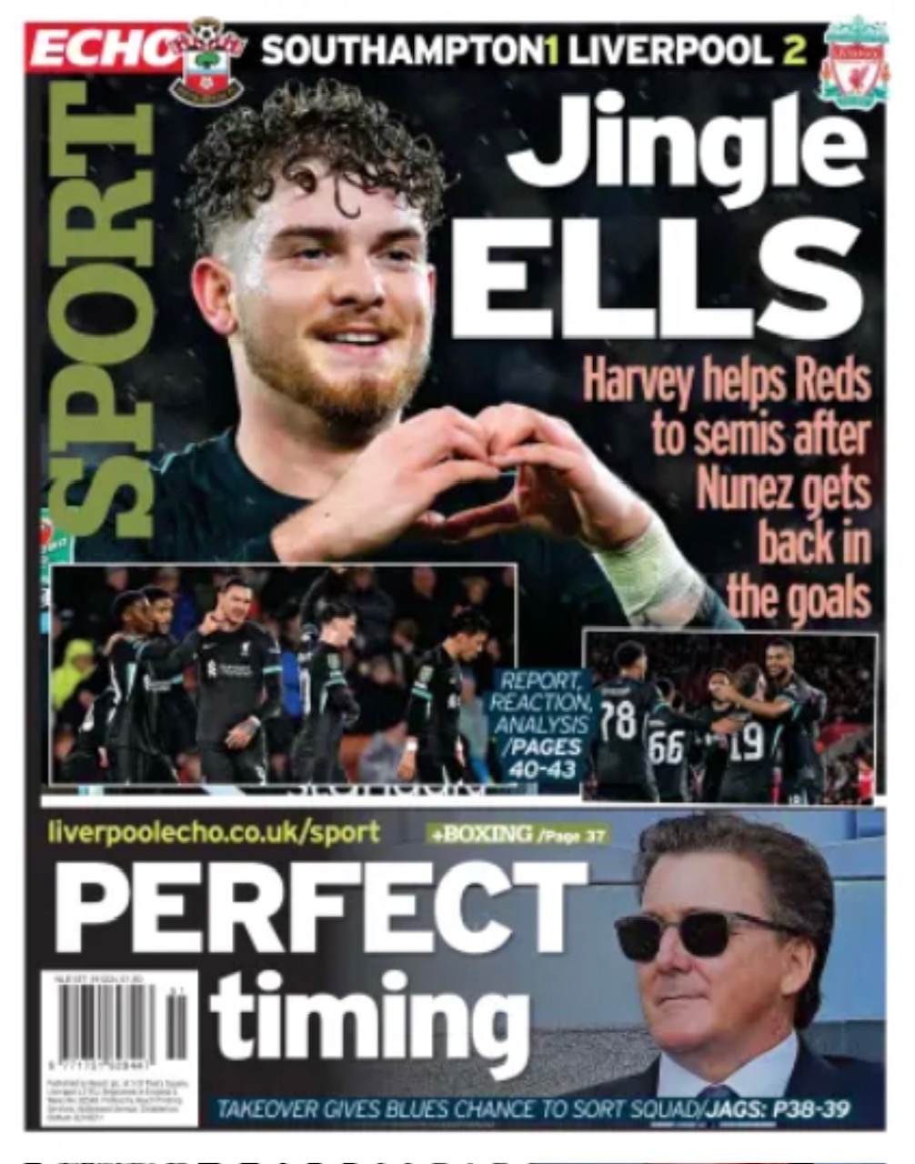 Matchdetails from Southampton - Liverpool played on Wednesday 18 ...