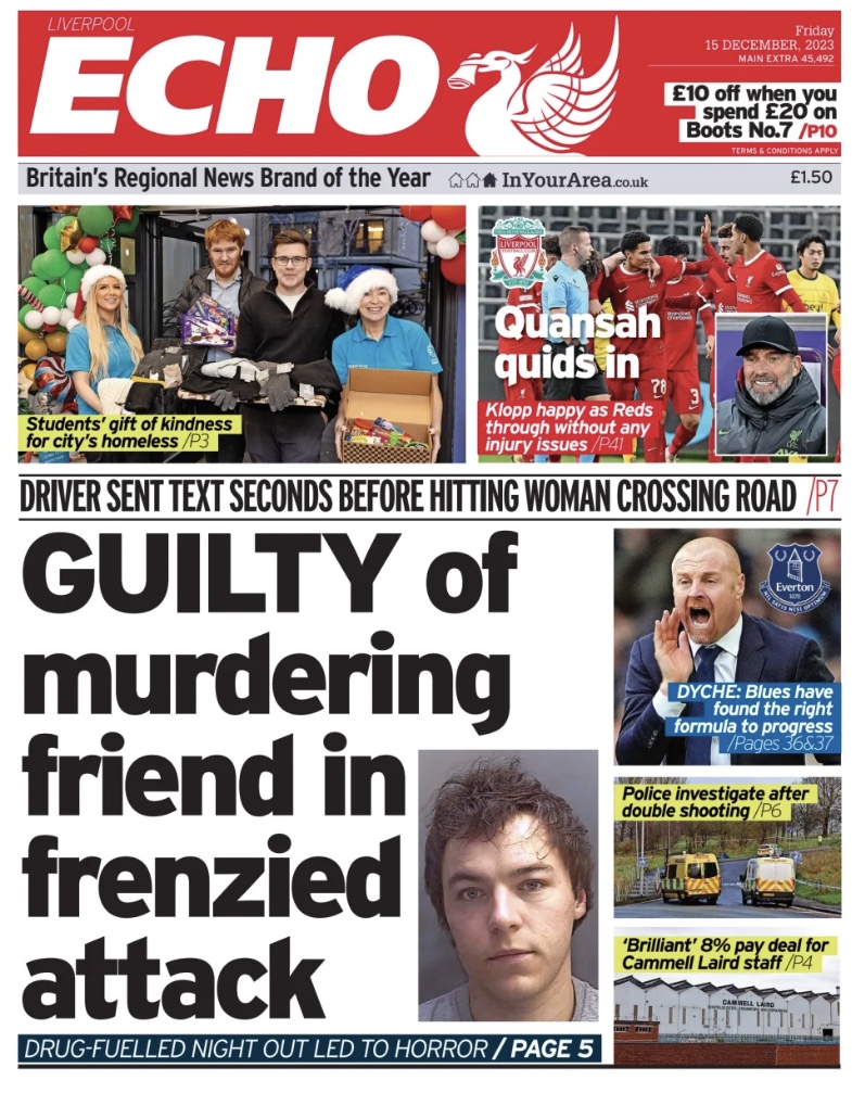 Matchdetails from Union SG - Liverpool played on Thursday 14 December ...