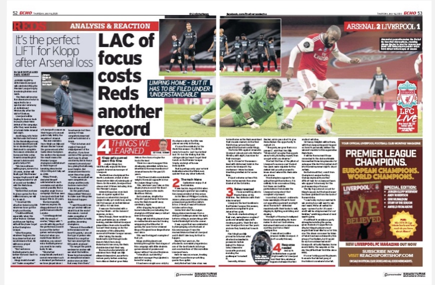 Matchdetails from Arsenal - Liverpool played on Wednesday 15 July 2020 ...