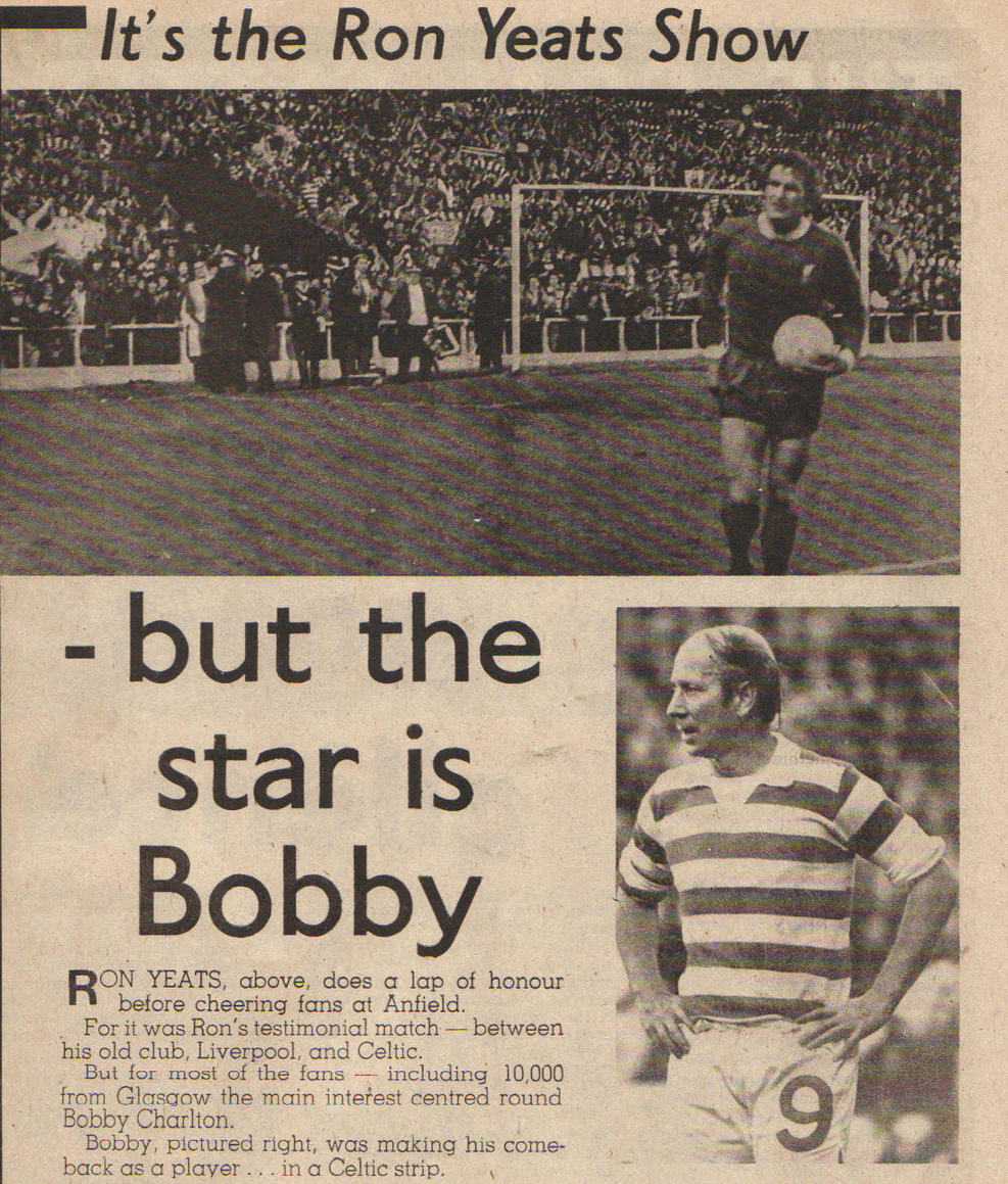 Matchdetails from Liverpool - Celtic played on Monday 13 May 1974 ...