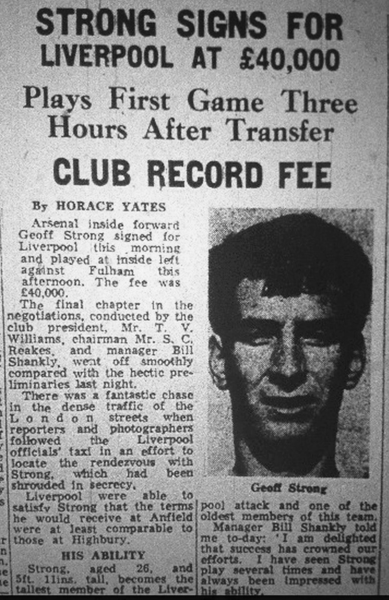 Matchdetails from Fulham - Liverpool played on Saturday 7 November 1964 ...