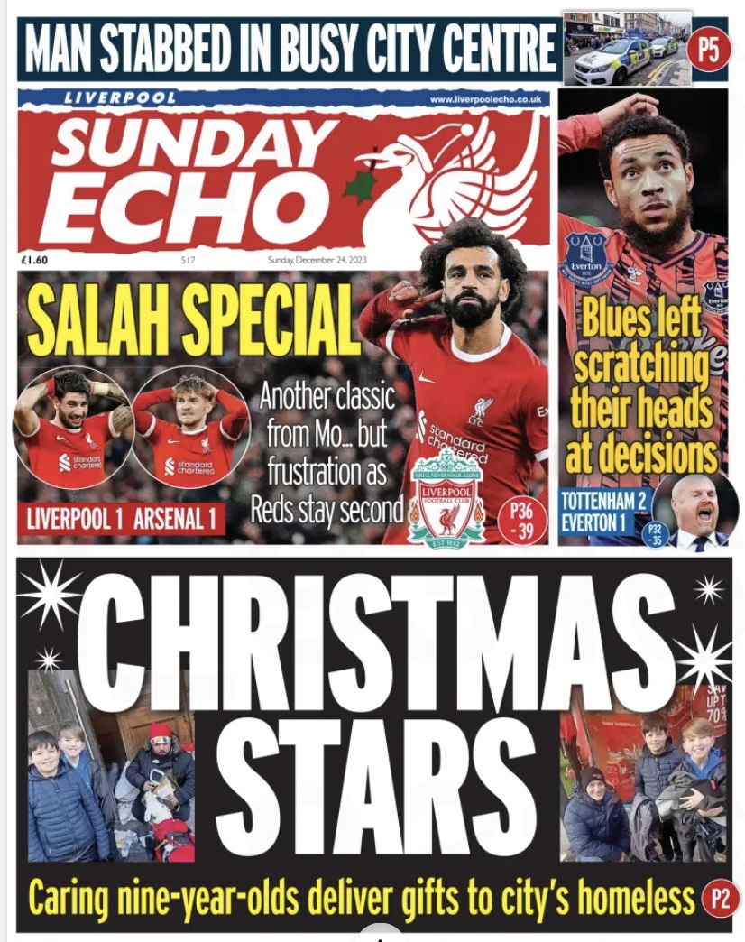 Matchdetails from Liverpool - Arsenal played on Saturday 23 December 2023 - LFChistory - Stats ...