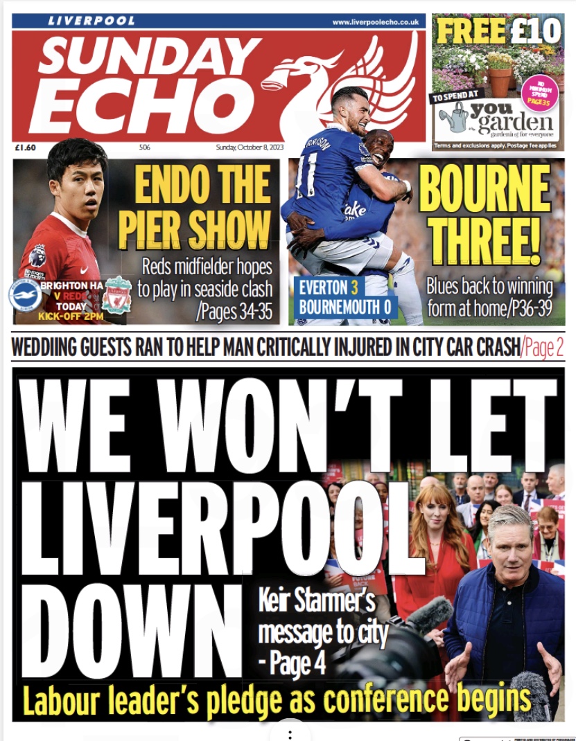 Matchdetails from Brighton & Hove Albion - Liverpool played on Sunday 8 October 2023 ...