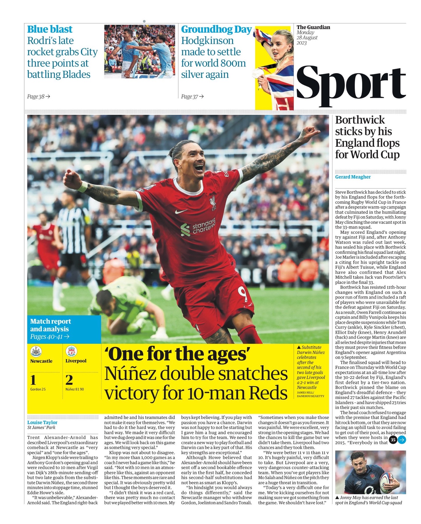 Matchdetails from Newcastle United - Liverpool played on Sunday 27 ...