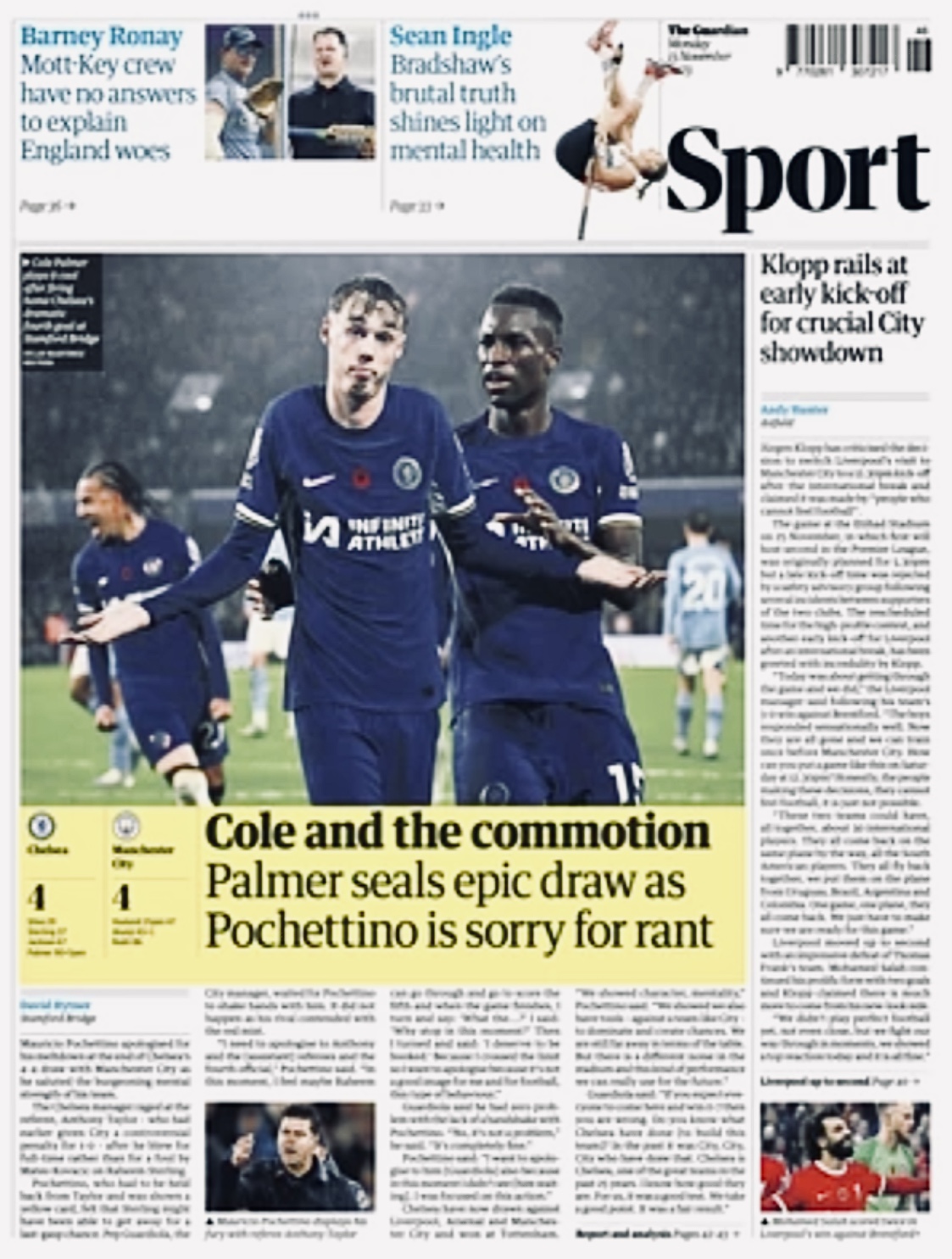 Matchdetails from Liverpool - Brentford played on Sunday 12 November ...