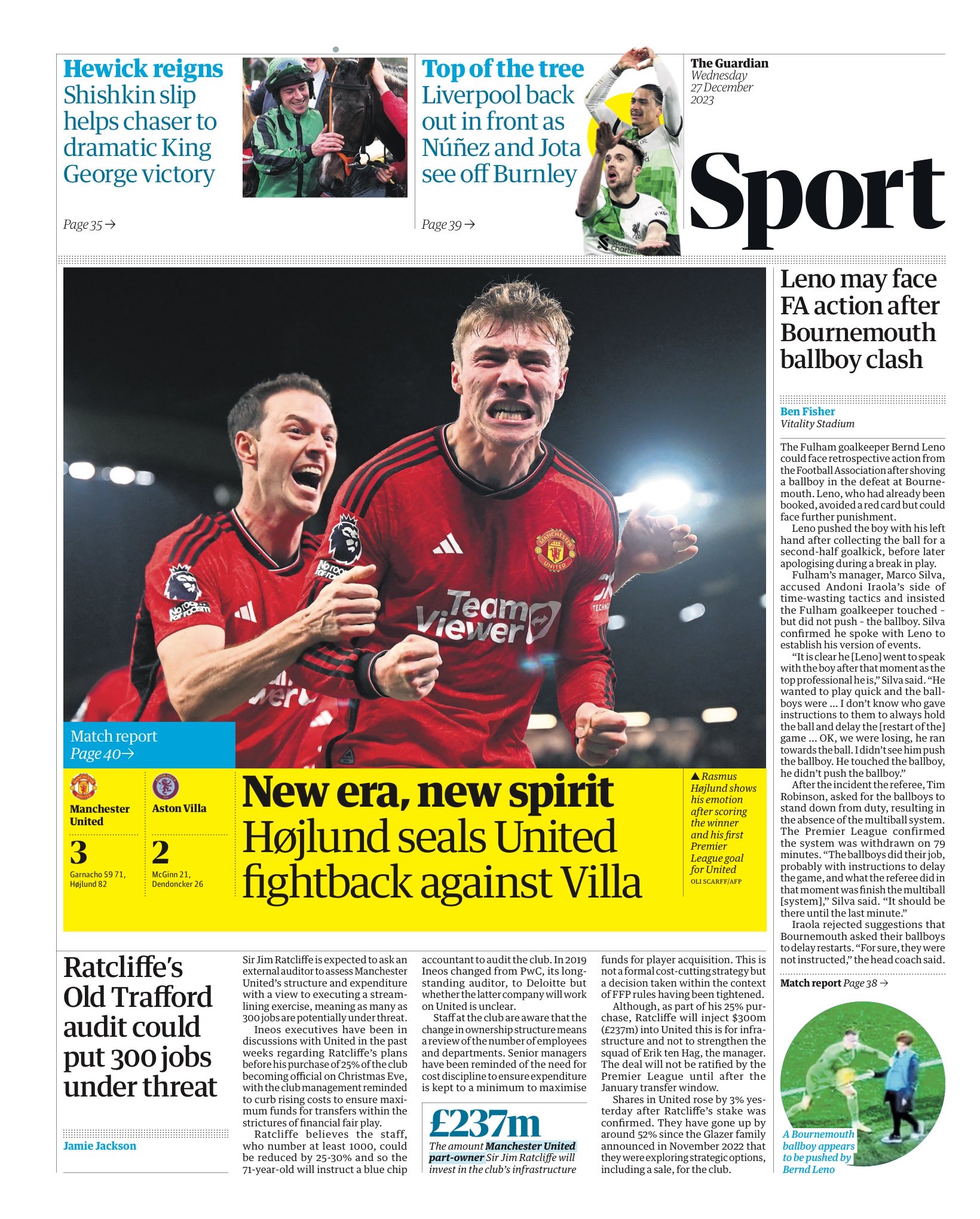 Matchdetails from Burnley - Liverpool played on Tuesday 26 December ...