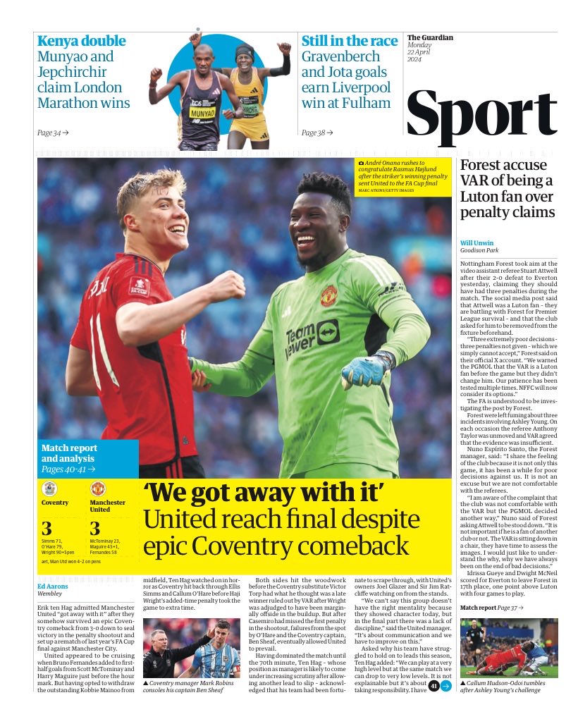 Matchdetails from Fulham - Liverpool played on Sunday 21 April 2024 ...