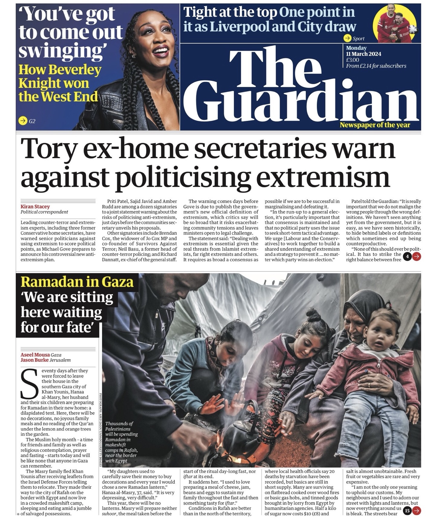 Matchdetails from Liverpool - Manchester City played on Sunday 10 March ...