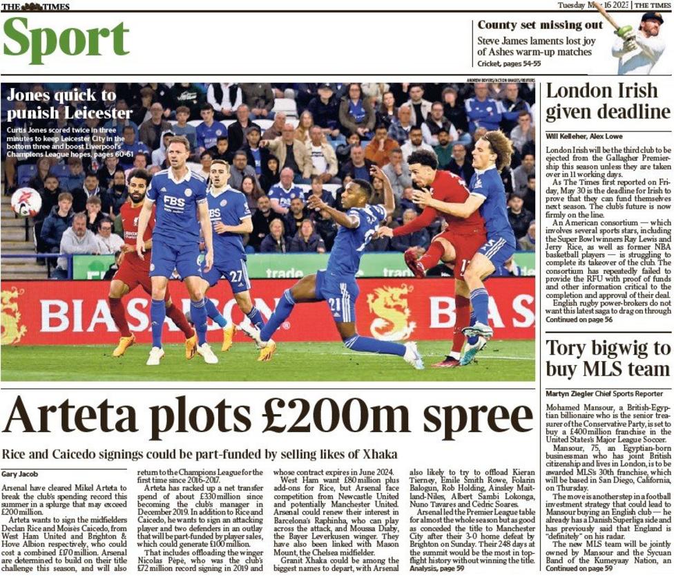 Matchdetails from Leicester City - Liverpool played on Monday 15 May ...