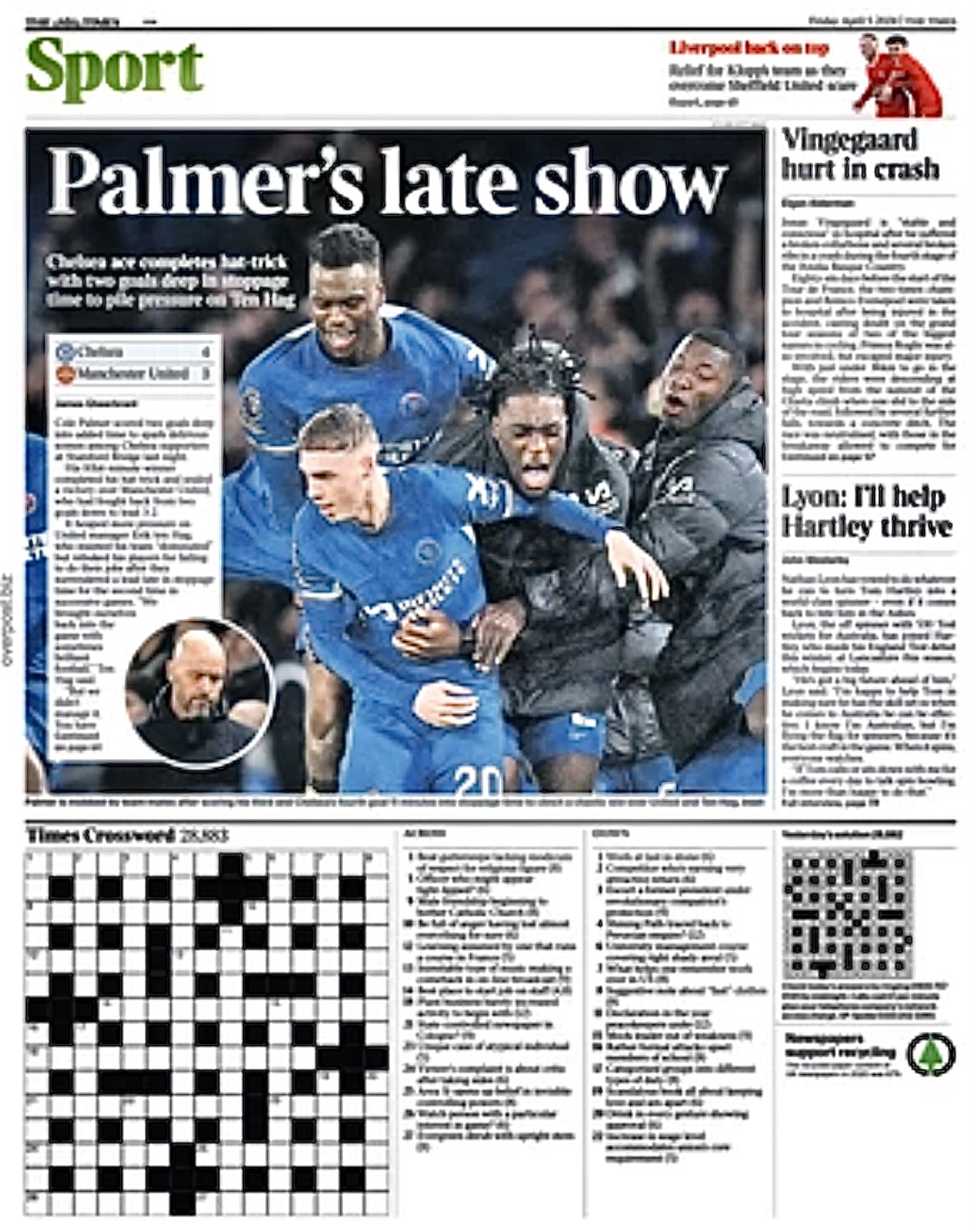 Matchdetails from Liverpool - Sheffield United played on Thursday 4 ...