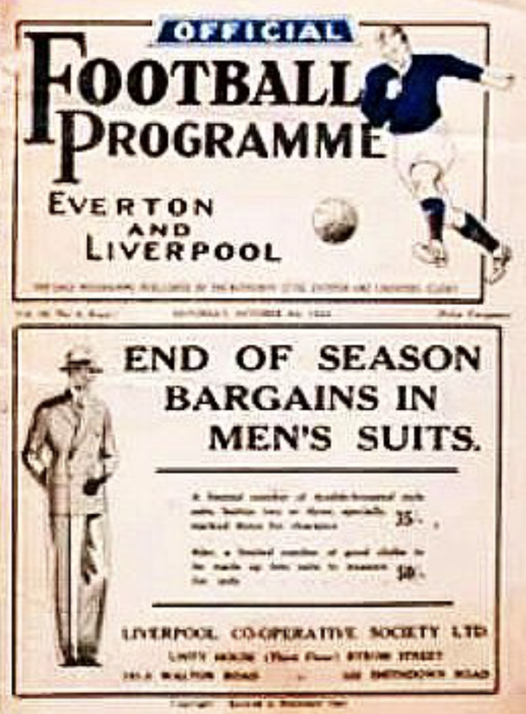 Matchdetails from Liverpool - Chelsea played on Saturday 20 April 1935 ...