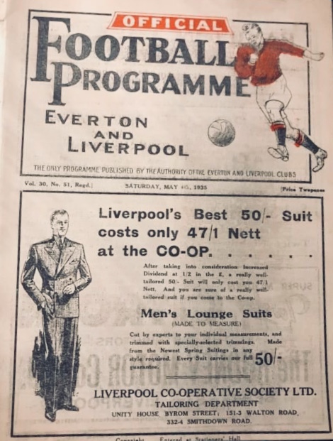 Matchdetails from Liverpool - Sunderland played on Saturday 4 May 1935 ...
