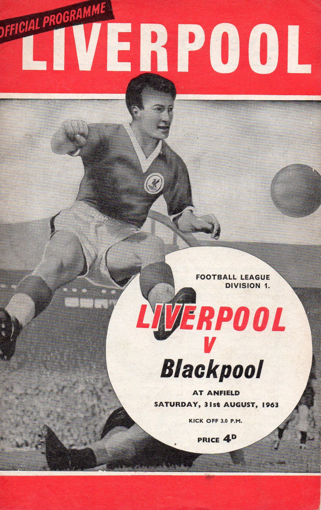 Matchdetails from Liverpool - Blackpool played on Saturday 31 August ...