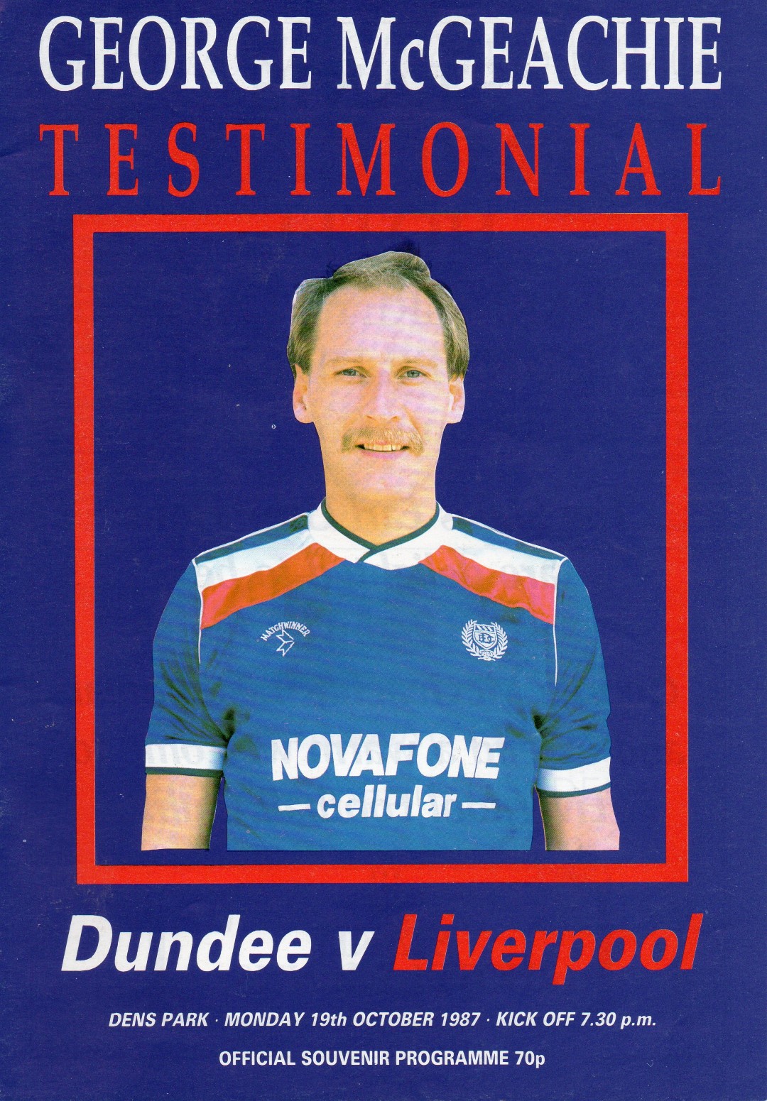 Matchdetails from Dundee - Liverpool played on Monday 19 October 1987 ...