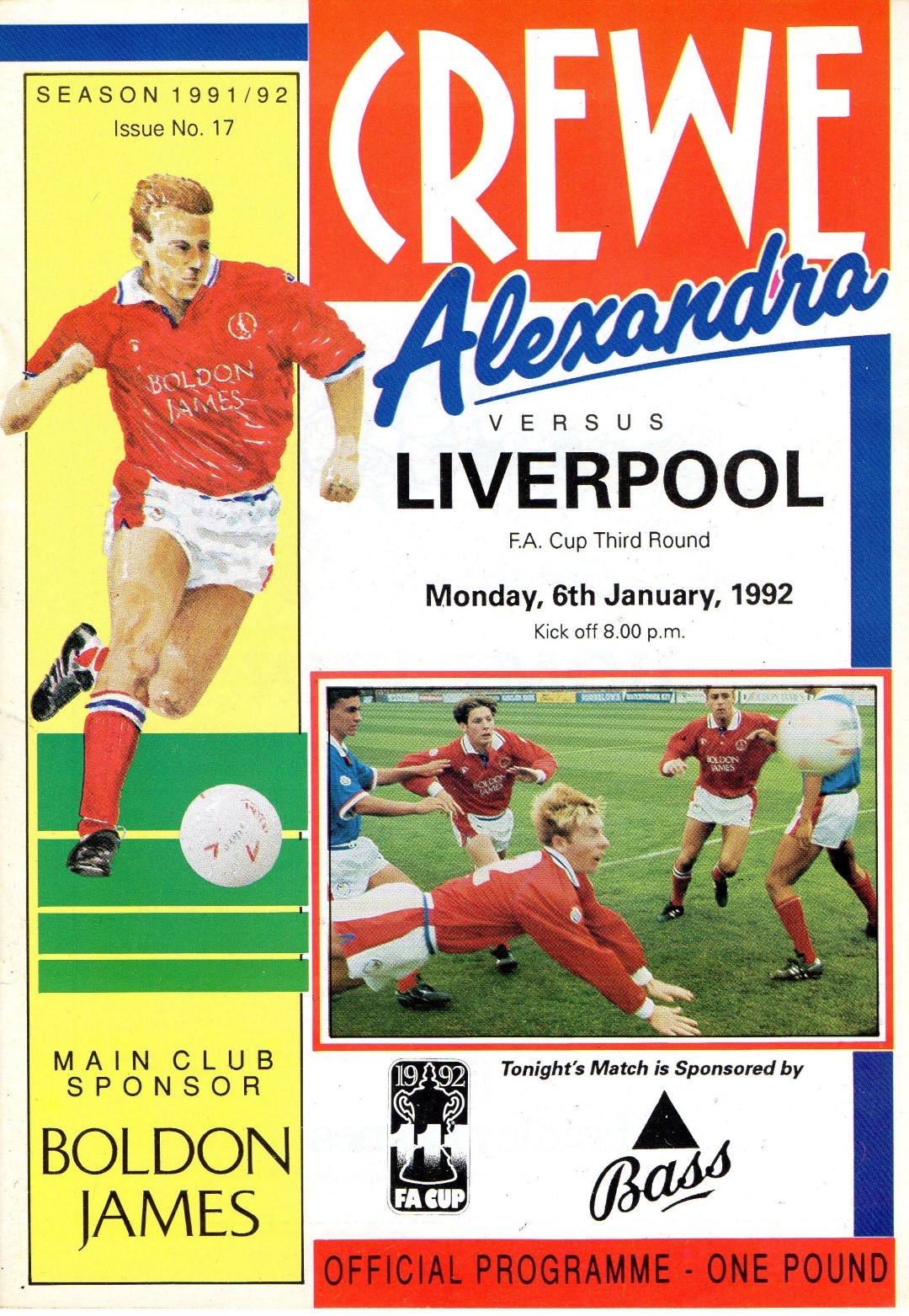 Matchdetails from Crewe Alexandra - Liverpool played on Monday 6 ...