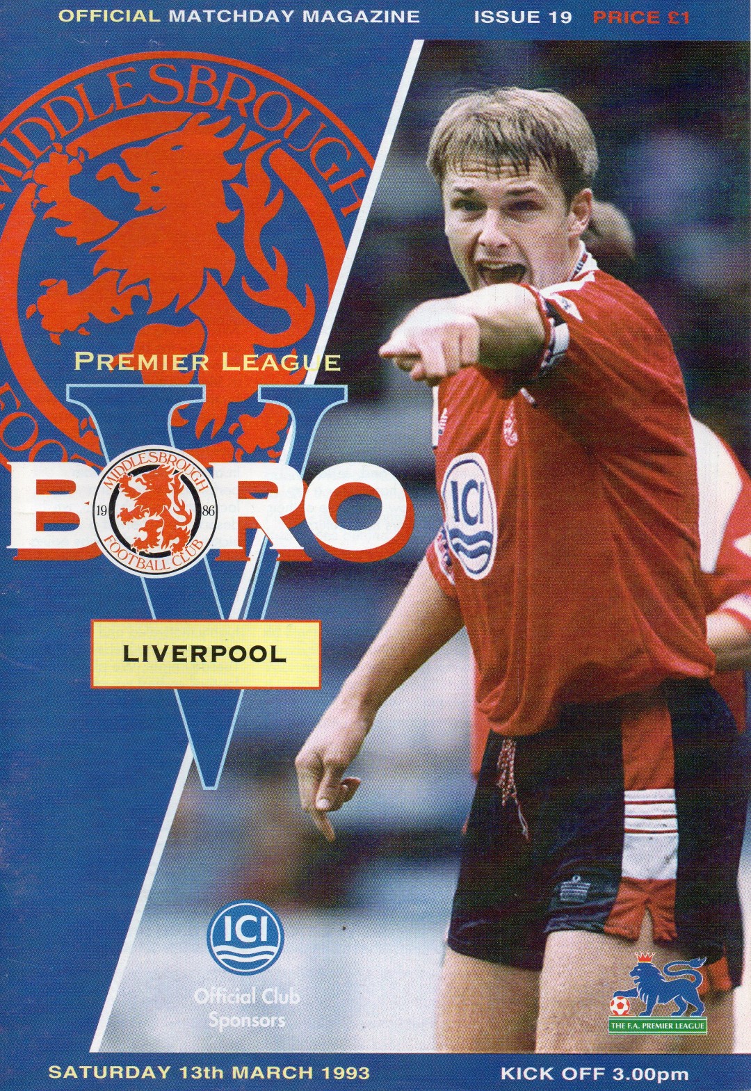 Matchdetails from Middlesbrough - Liverpool played on Saturday 13 March ...