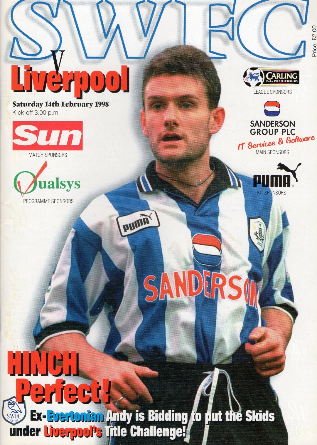 Matchdetails from Sheffield Wednesday - Liverpool played on Saturday 14 ...