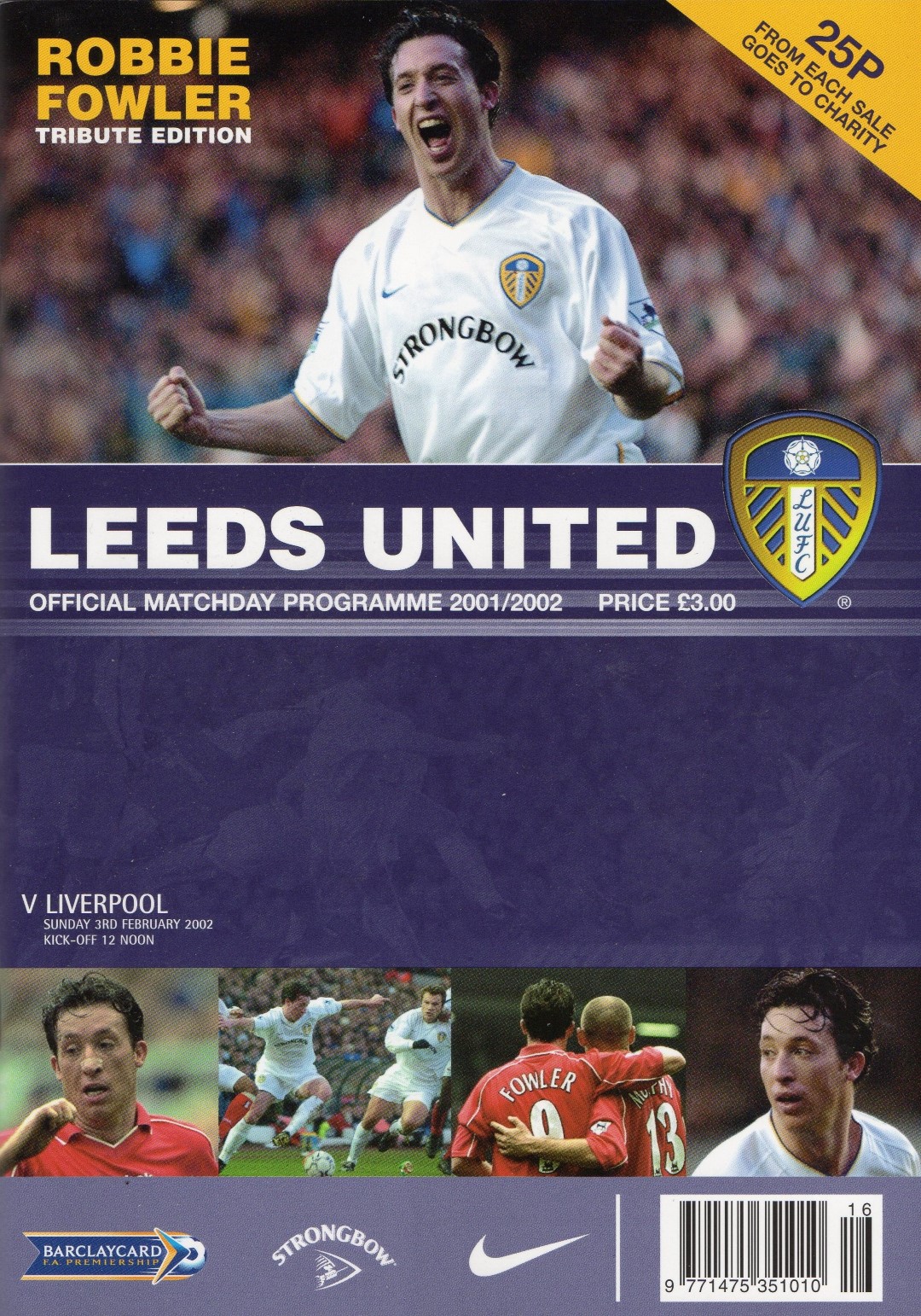 Matchdetails from Leeds United - Liverpool played on Sunday 3 February ...