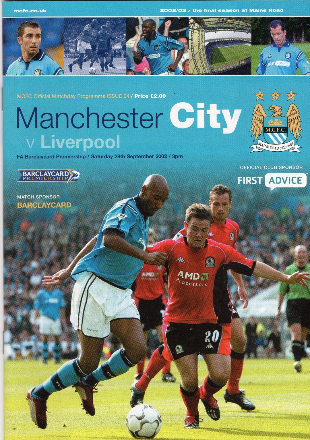 Matchdetails from Manchester City - Liverpool played on Saturday 28 ...