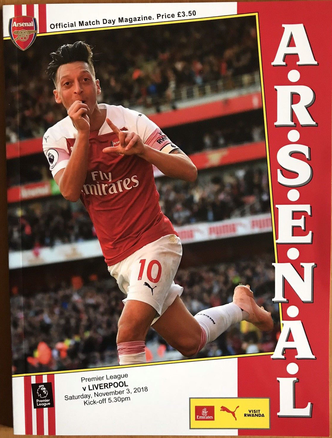 Matchdetails from Arsenal - Liverpool played on Saturday 3 November ...