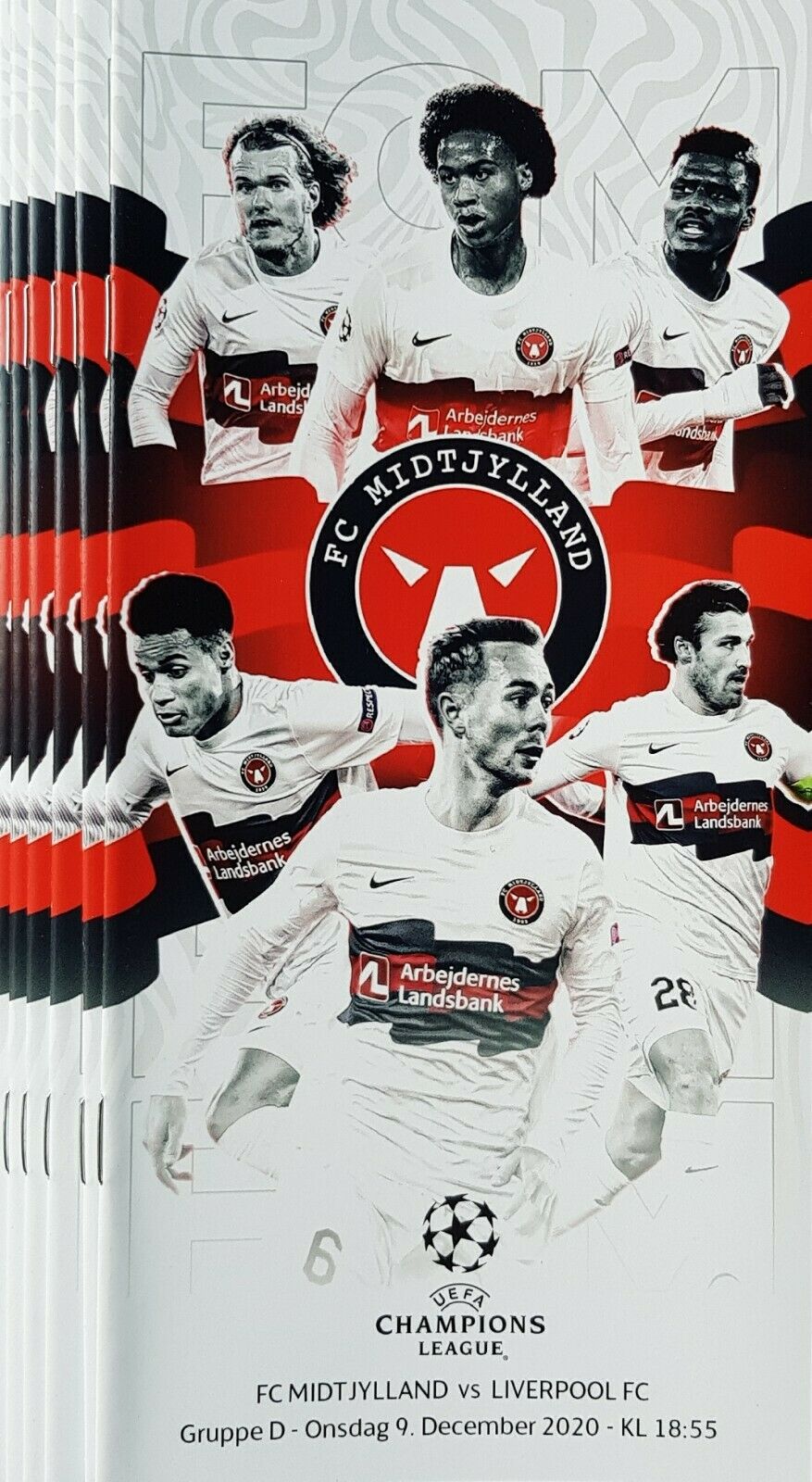 Matchdetails from FC Midtjylland - Liverpool played on Wednesday 9 ...