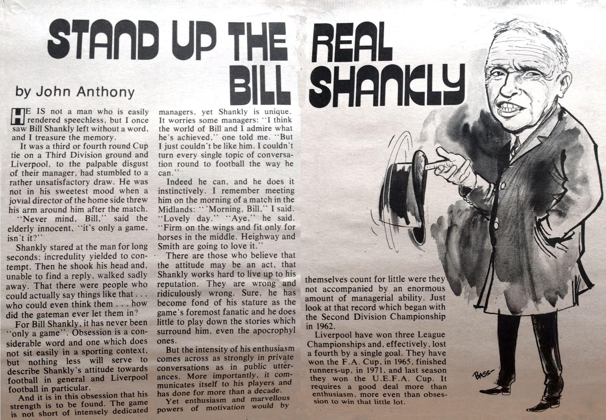 Bill Shankly - LFChistory - Stats galore for Liverpool FC!