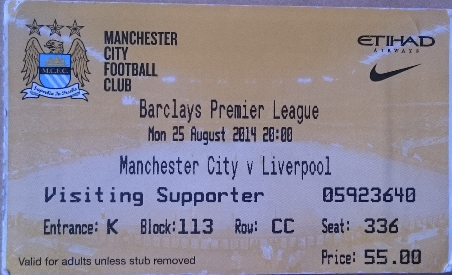 Matchdetails from Manchester City - Liverpool played on Monday 25 ...